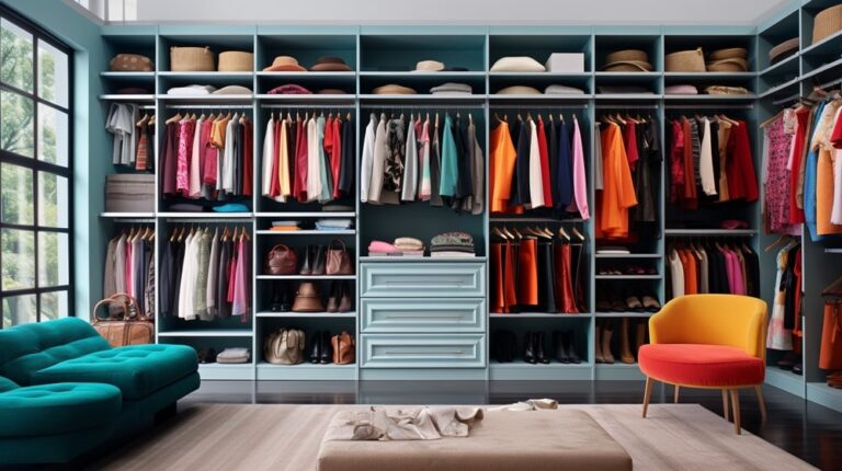 5 Joyful Color Coordinated Closet Ideas and Inspirations